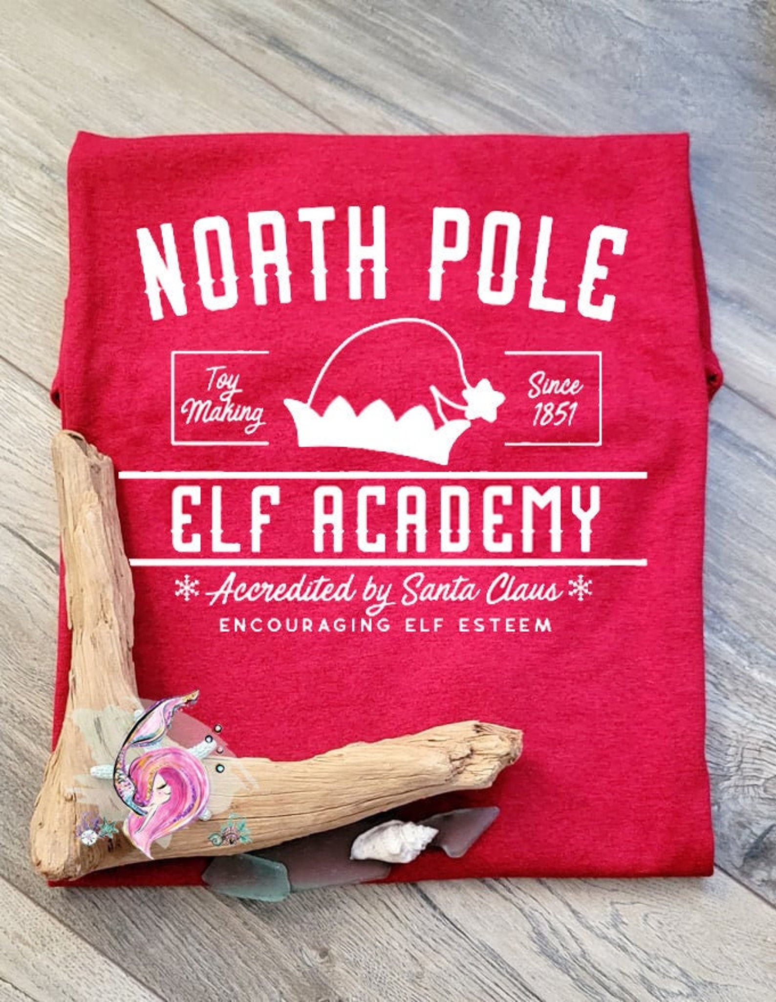 North Pole Elf Academy Elf Shirt Head Elf North Pole Logo - Etsy Canada