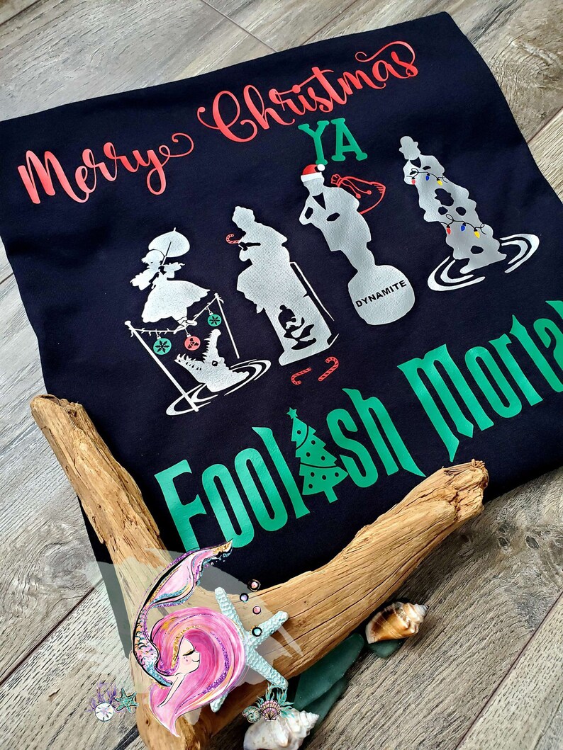Merry Christmas Ya Foolish Mortals Foolish Mortal Christmas - Etsy