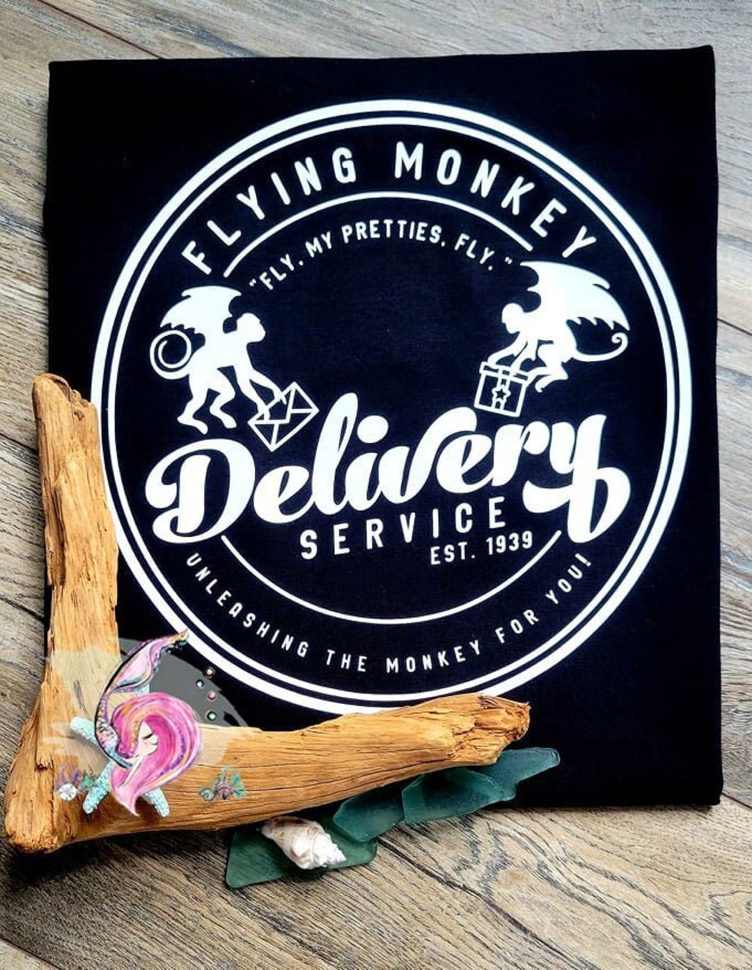 Flying Monkey Shirt, Flying Monkey Delivery Service, Halloween Shirt ...