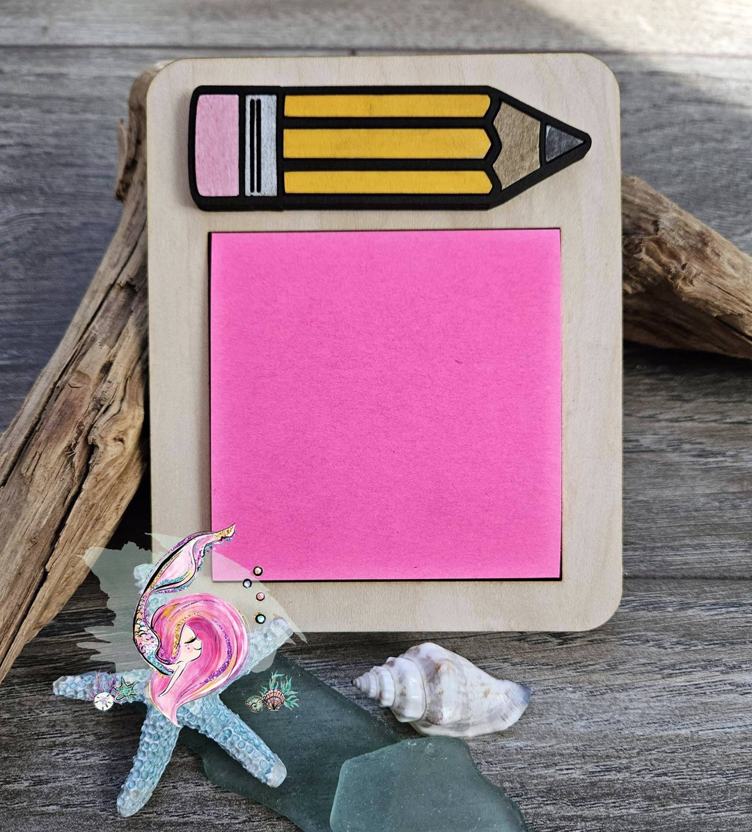 Teacher Note Holder, Teacher Gift, Desk Accessories, Teacher ...
