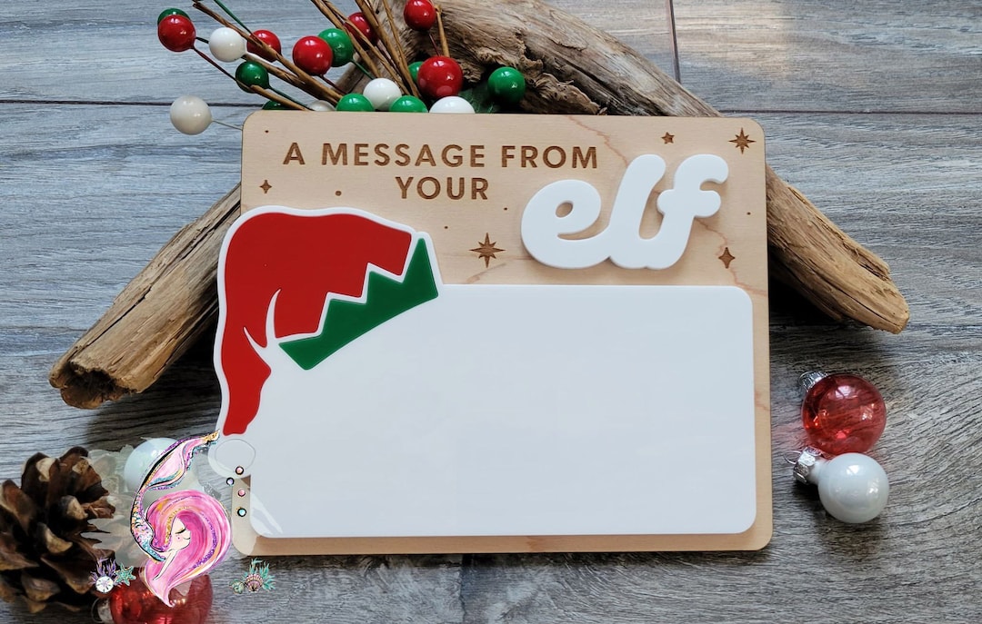 Message From Your Elf, Elf Message Board, Christmas Elf, Magical Elf ...