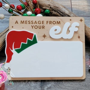 Message From Your Elf, Elf Message Board, Christmas Elf, Magical Elf ...