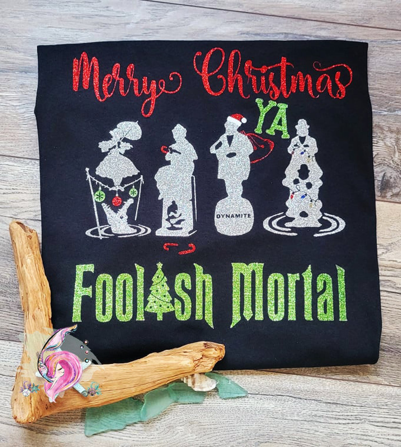 Merry Christmas Ya Foolish Mortals Foolish Mortal Christmas - Etsy