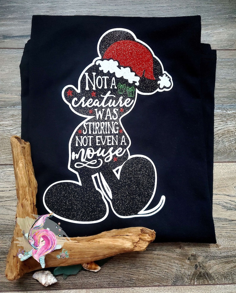 Not A Creature Was Stirring Not Ever A Mouse Mickey - Etsy Canada