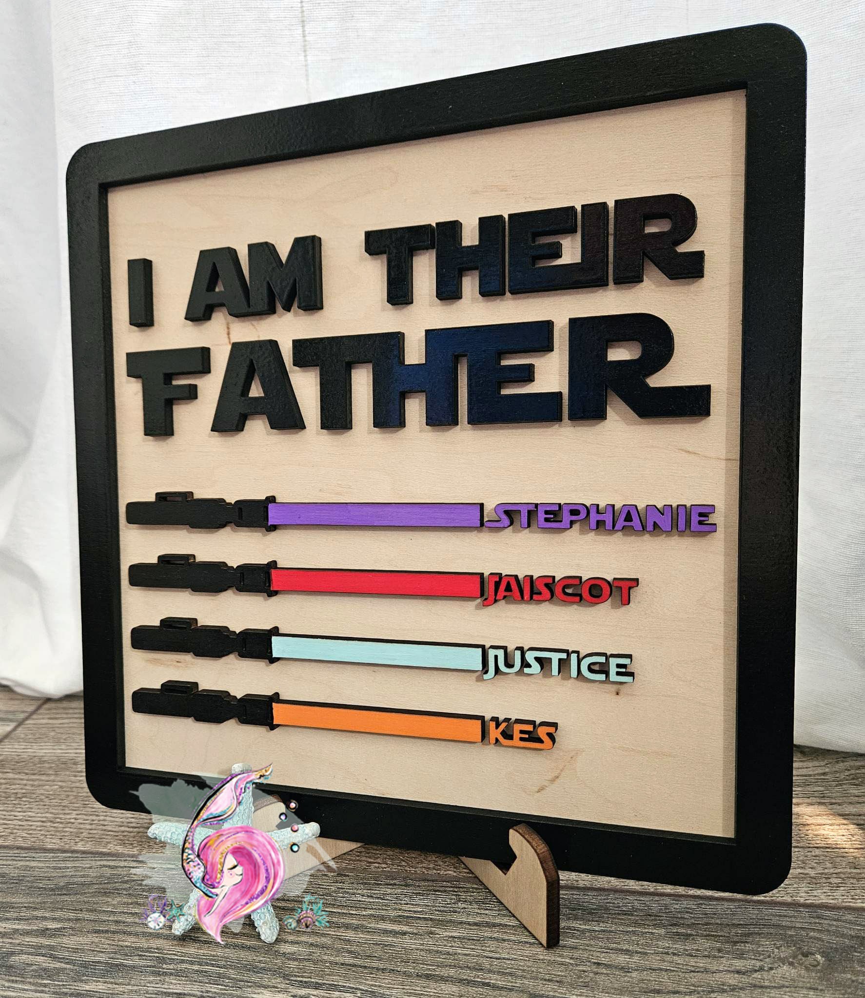 I Am Their Father Sign, I Am Your Father Sign, Father's Day Custom Sign ...