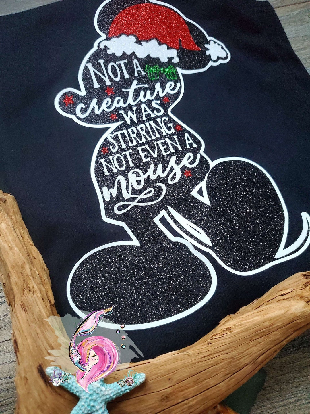 Not A Creature Was Stirring Not Ever A Mouse Mickey - Etsy Canada