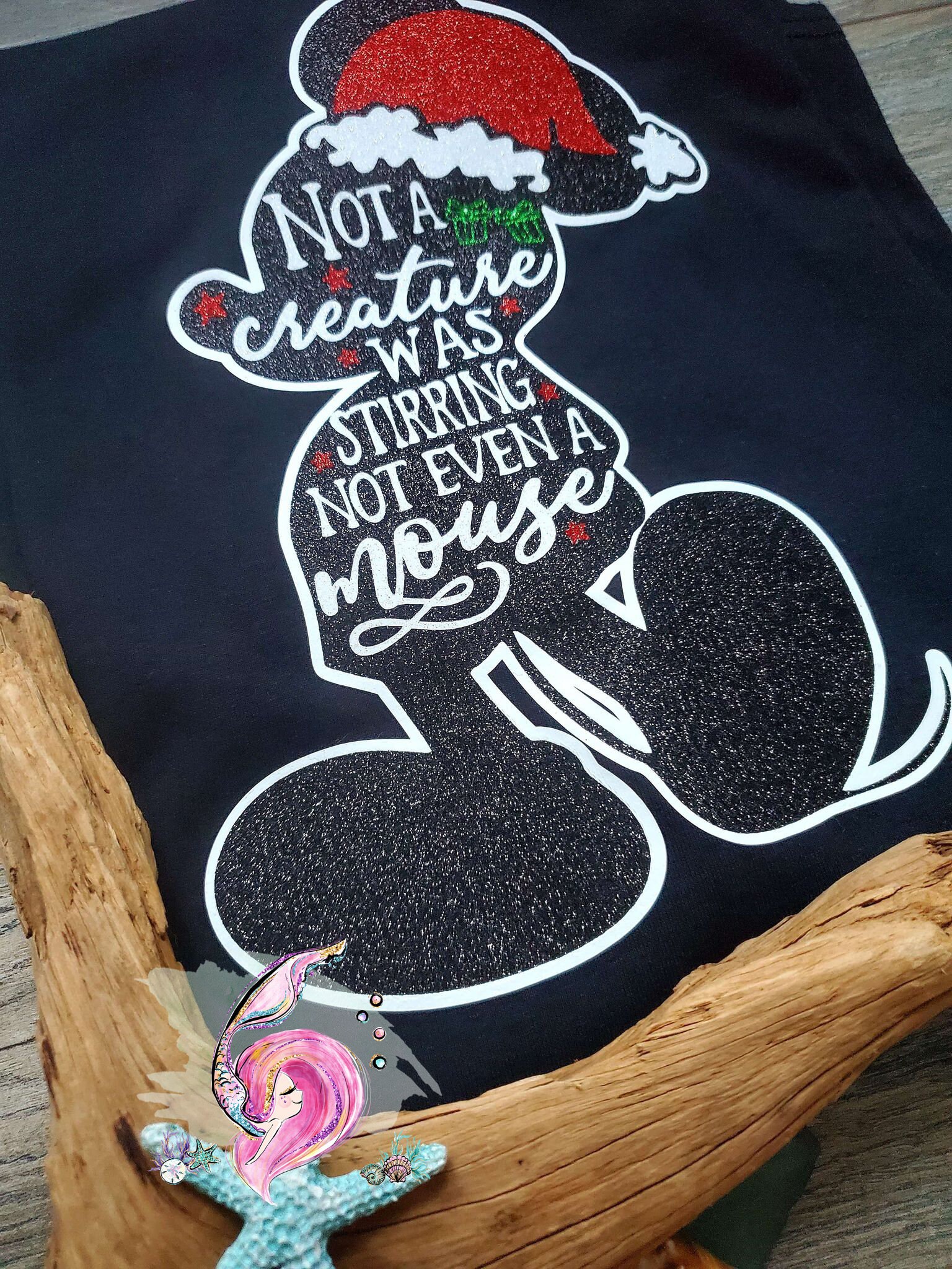 Not A Creature Was Stirring Not Ever A Mouse Mickey - Etsy Canada