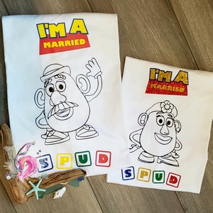 I'm A Married Spud, Mr Potato Head Shirt, Disney Couples Shirt, Toy ...