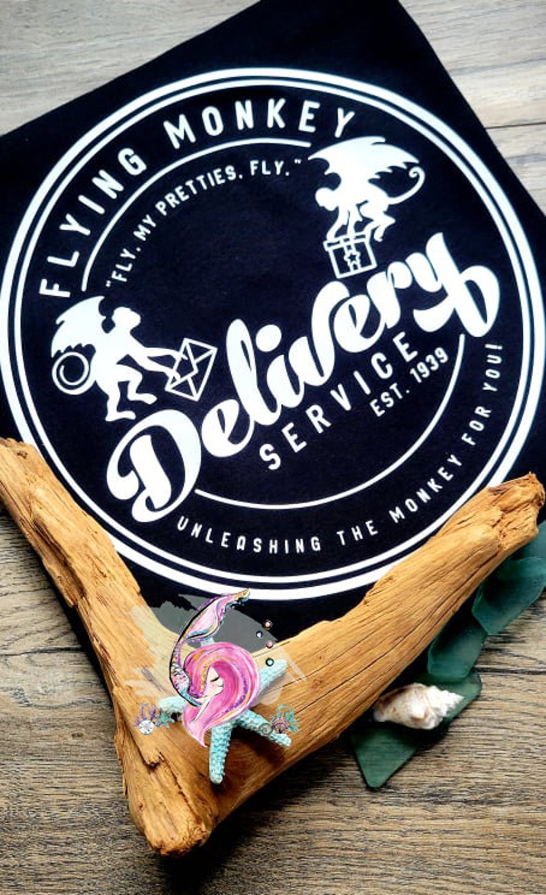 Flying Monkey Shirt Flying Monkey Delivery Service Halloween - Etsy