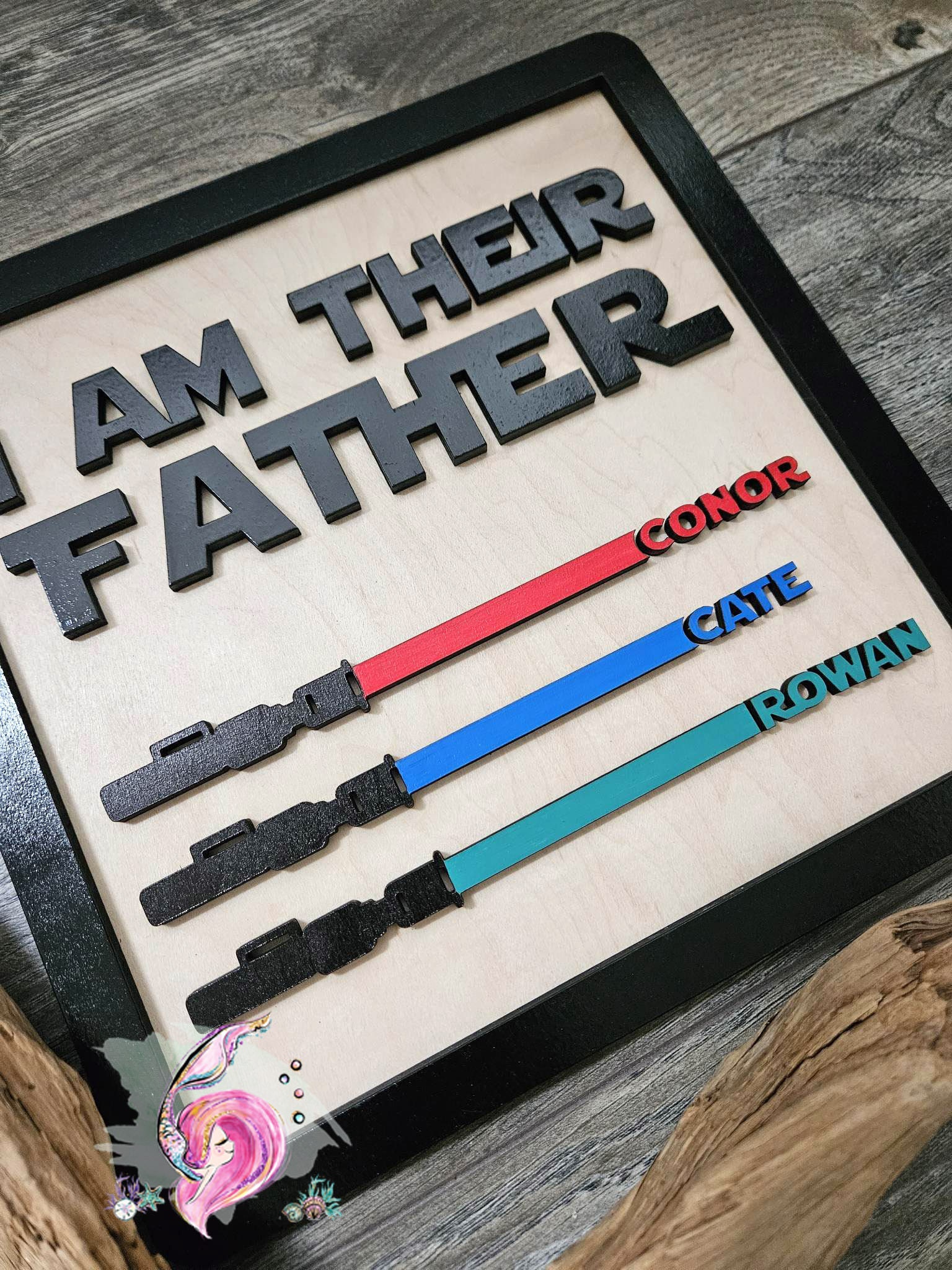 I Am Their Father Sign, I Am Your Father Sign, Father's Day Custom Sign ...