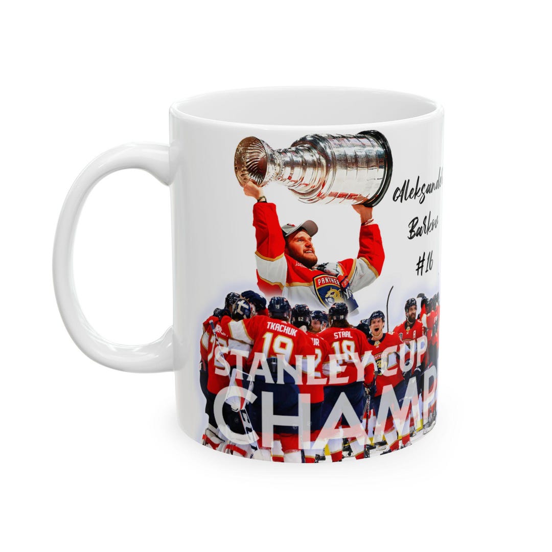 Aleksander Barkov With the Stanley Cup ART Mug 11oz - Etsy