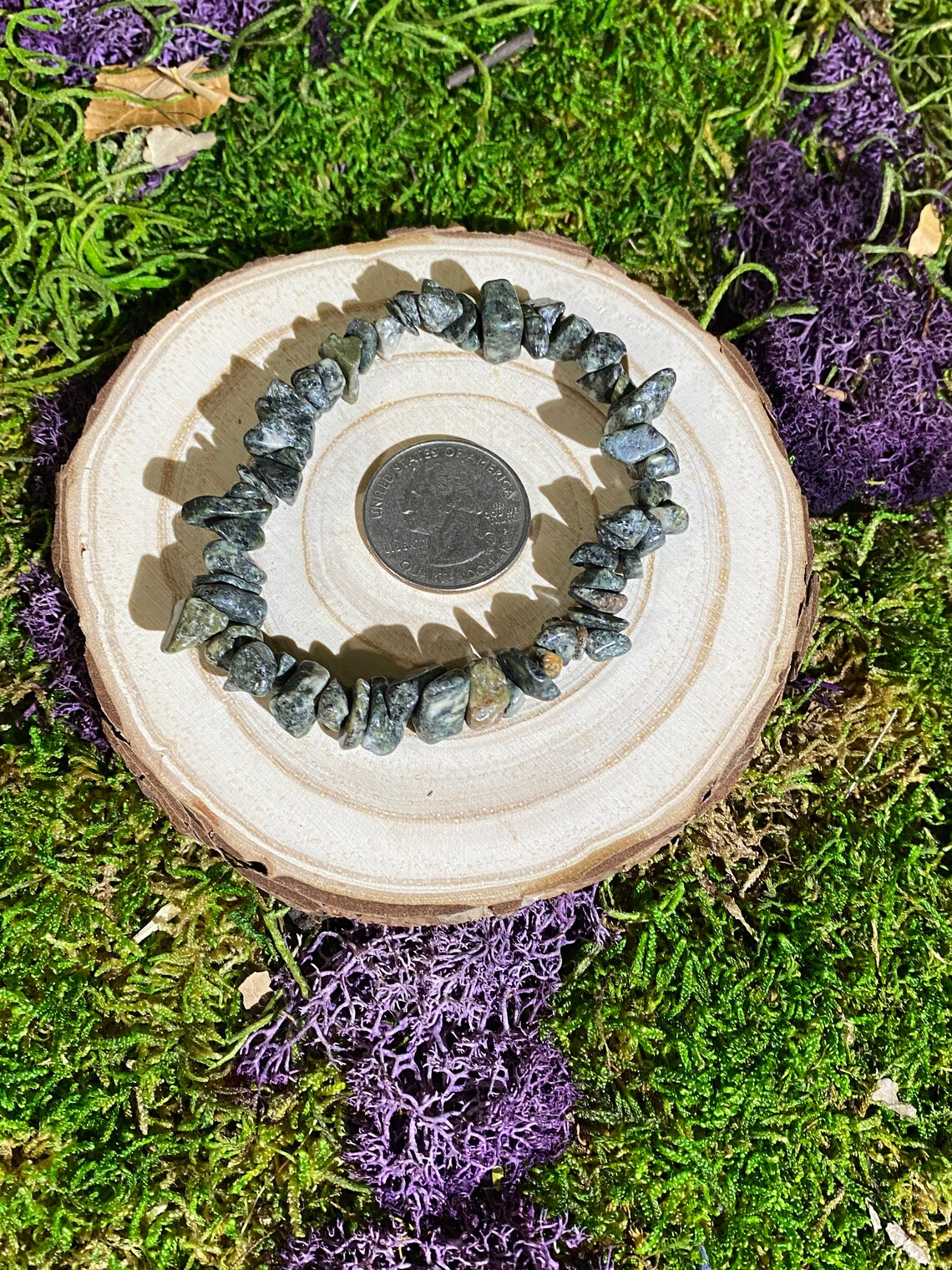 Preseli Bluestone Chip Bracelet - Etsy