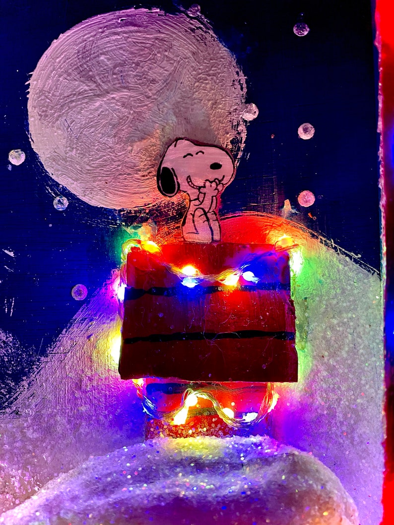 Charlie Brown Snoopy Christmas Shadow Box - Etsy