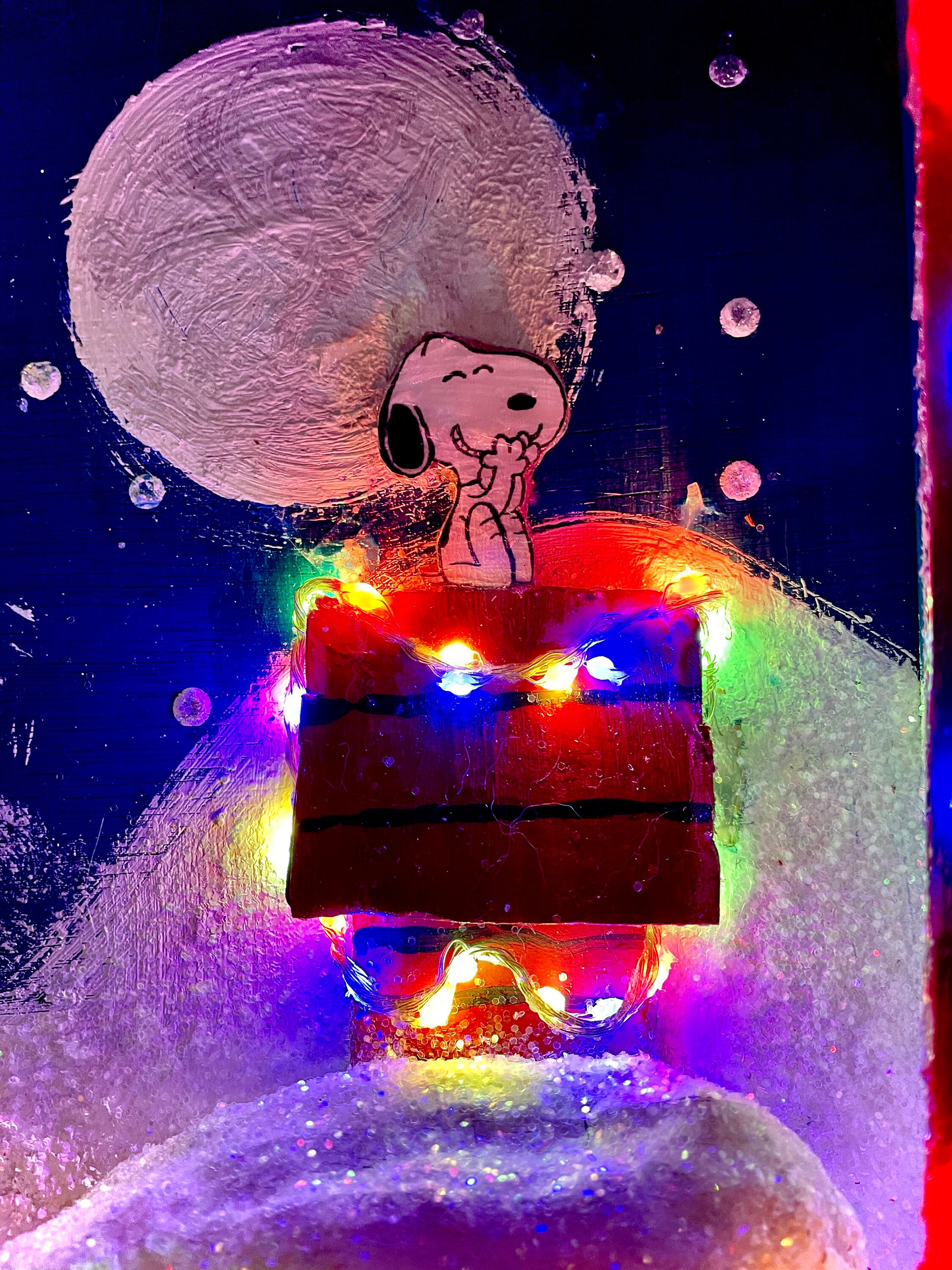 Charlie Brown Snoopy Christmas Shadow Box - Etsy