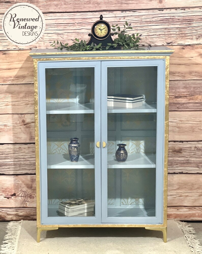 AVAILABLE Art Deco Standing Hutch - Etsy