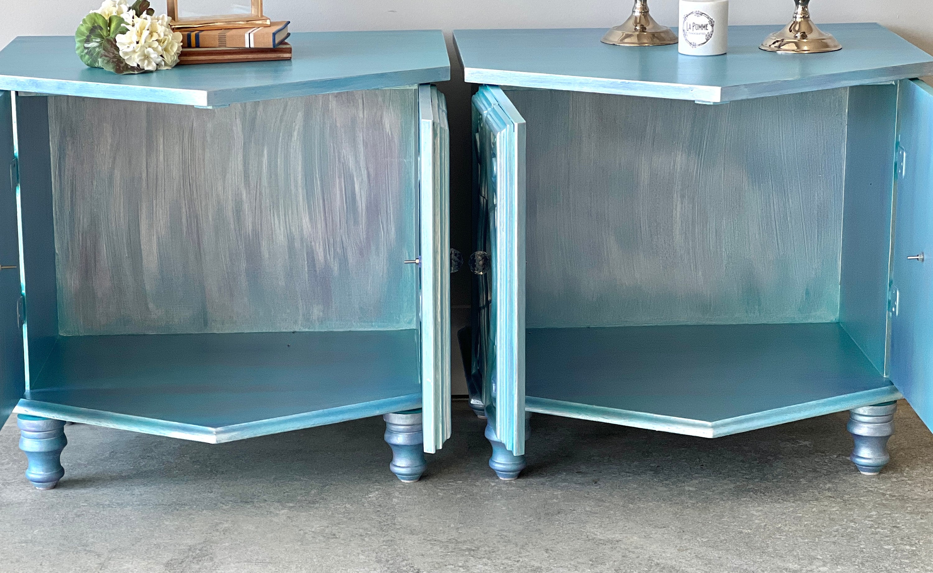 Painted Side Tables - Etsy