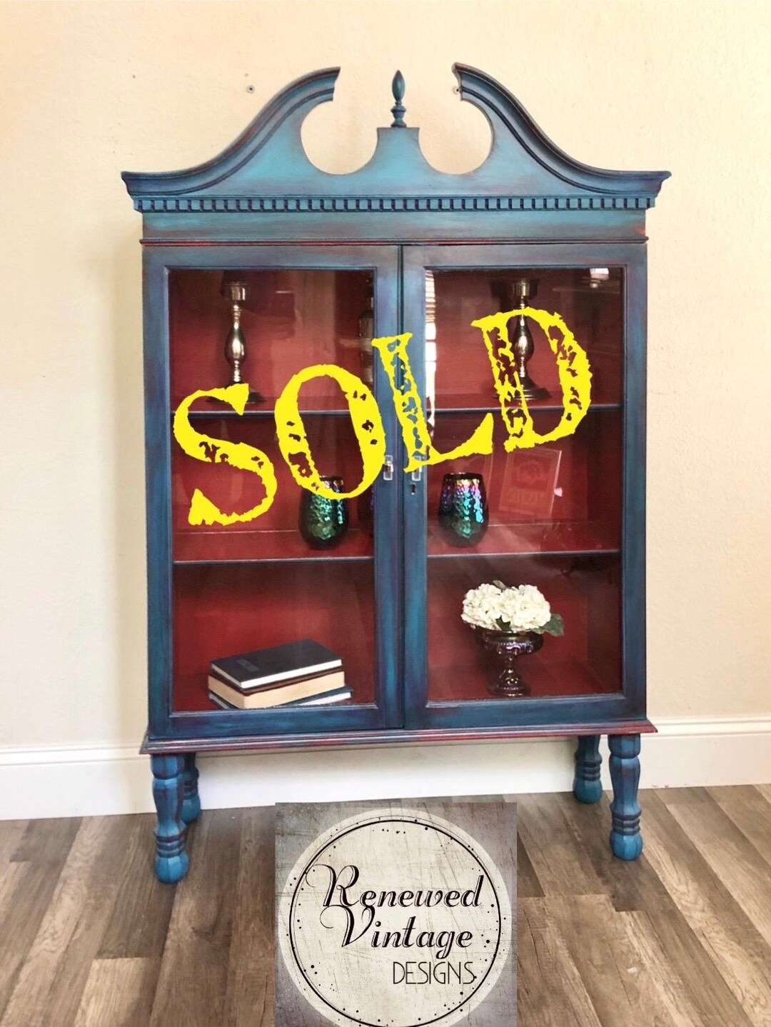 SAMPLE: Boho Standing Hutch please Read Description - Etsy