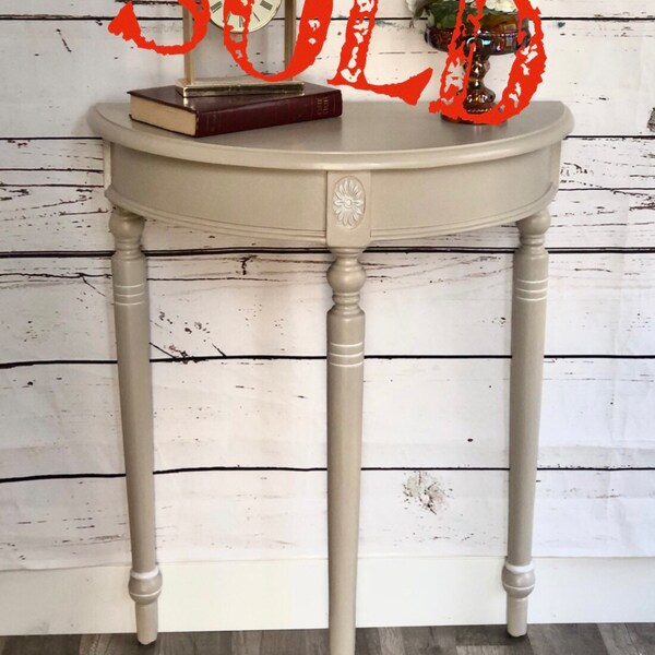 Demilune Table - Etsy