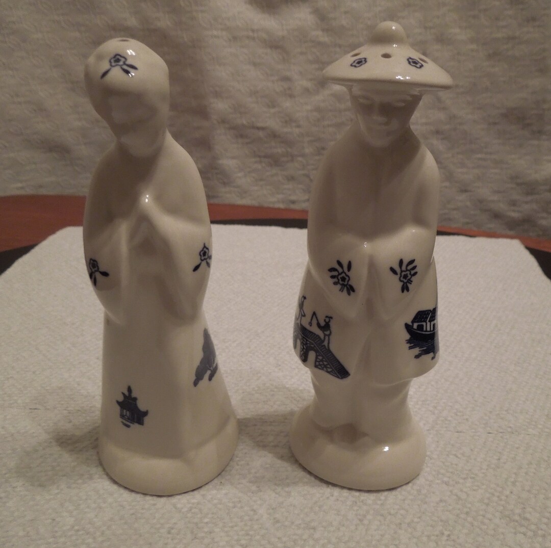 Vintage Salt & Pepper Figurines From Churchill Potteries - Etsy