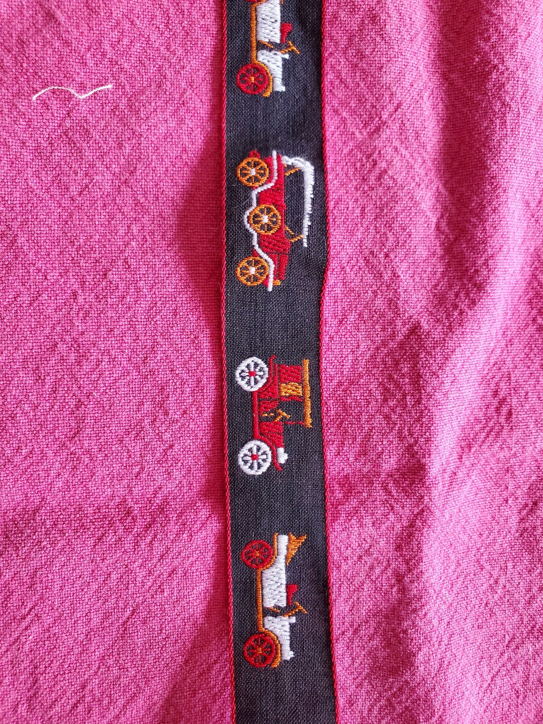 Vintage Jacquard Ribbon, Early 20th Century Cars, 7/8 Wide - Etsy