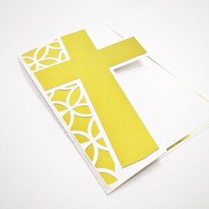 First Communion SVG Card Template Easter Laser Cut File Baptism Cricut ...