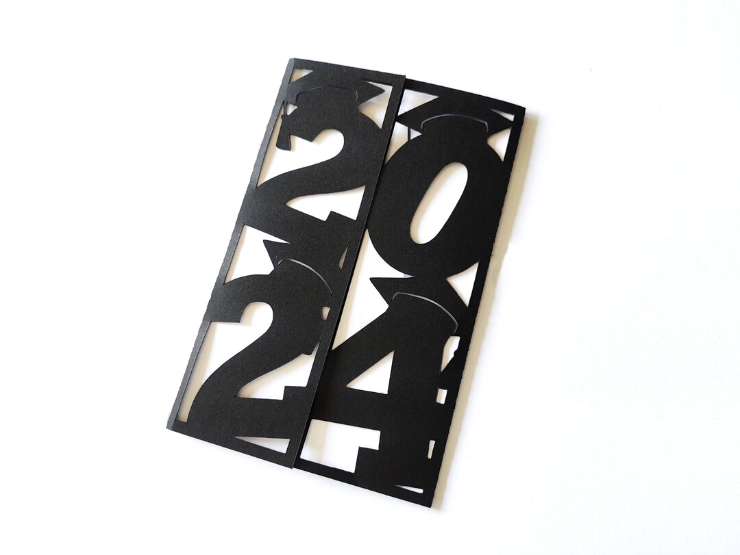 Class of 2024 SVG Card Template Cricut File Graduation Party Laser Cut ...