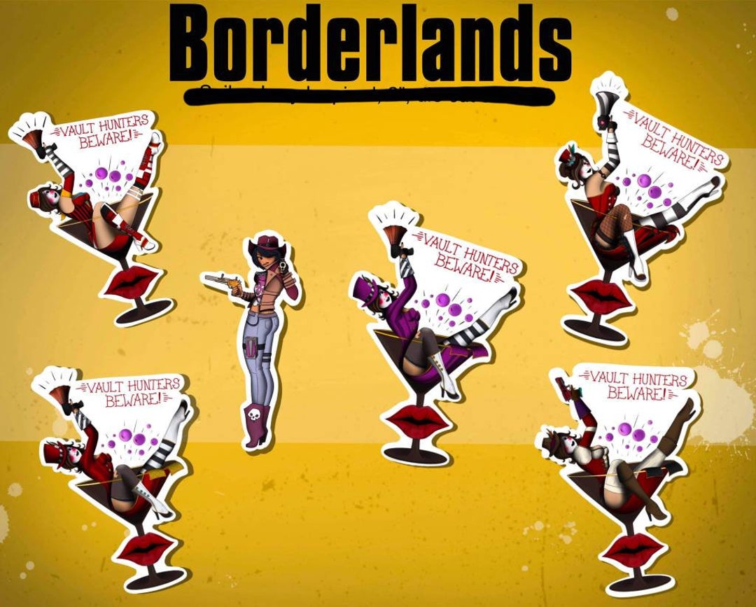 Borderlands Pin up Stickers - Etsy