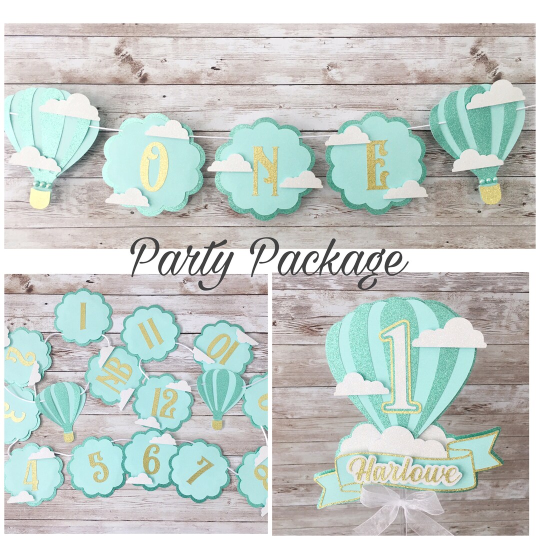 Hot Air Balloon Party Package: Oh the Places You'll Go Party Decor - Etsy