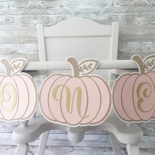 Pumpkin 1st Tutu Birthday Outfit and High Chair Banner - Etsy
