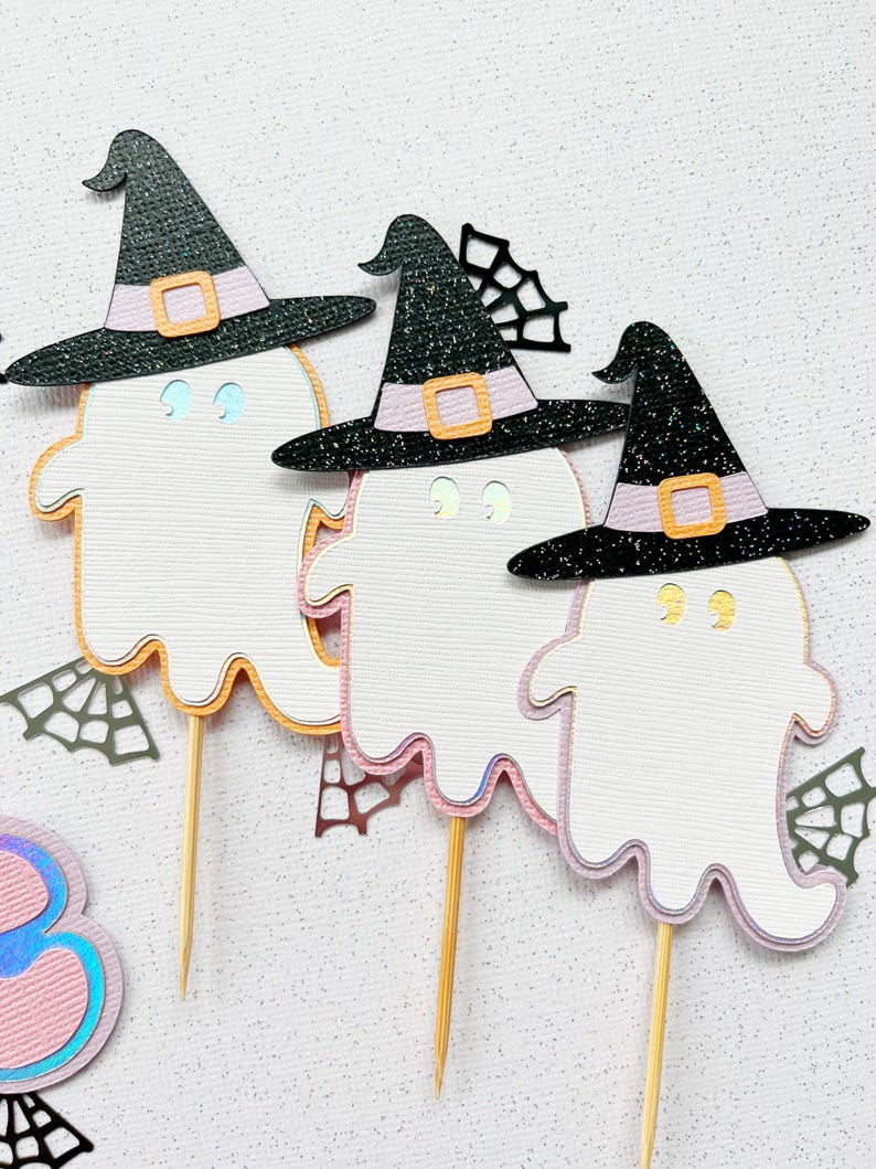 Spooky One Cupcake Toppers, Halloween 1st Birthday Decor, the Spooky ...