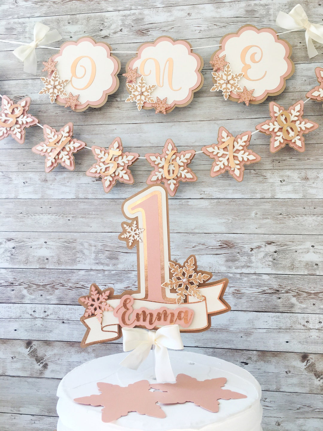 Winter Wonderland Party Package,snowflake 1st Birthday Decorations ...
