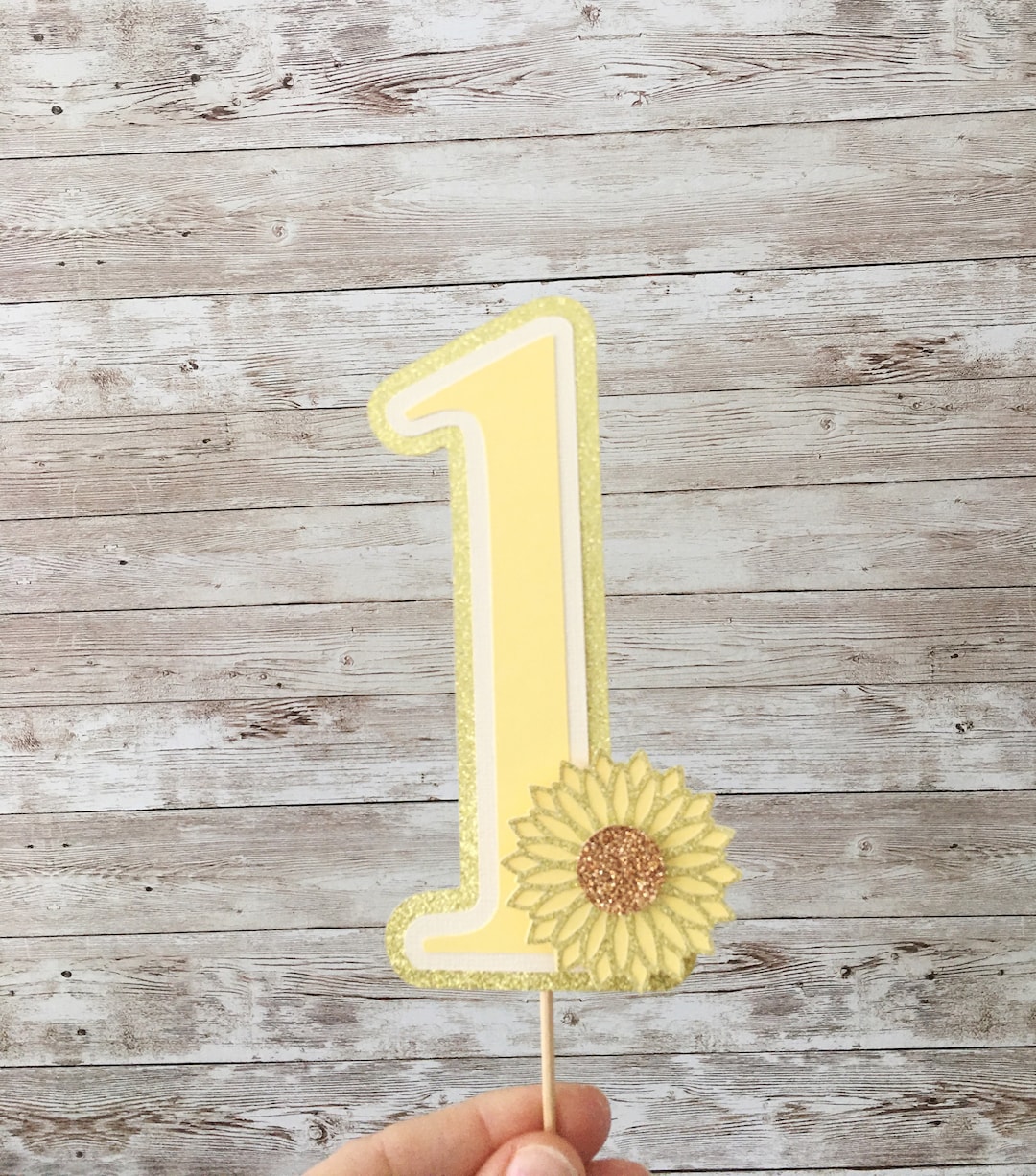 Sunflower Cake Topper, Sunflower 1st Birthday, Sunflower Party ...