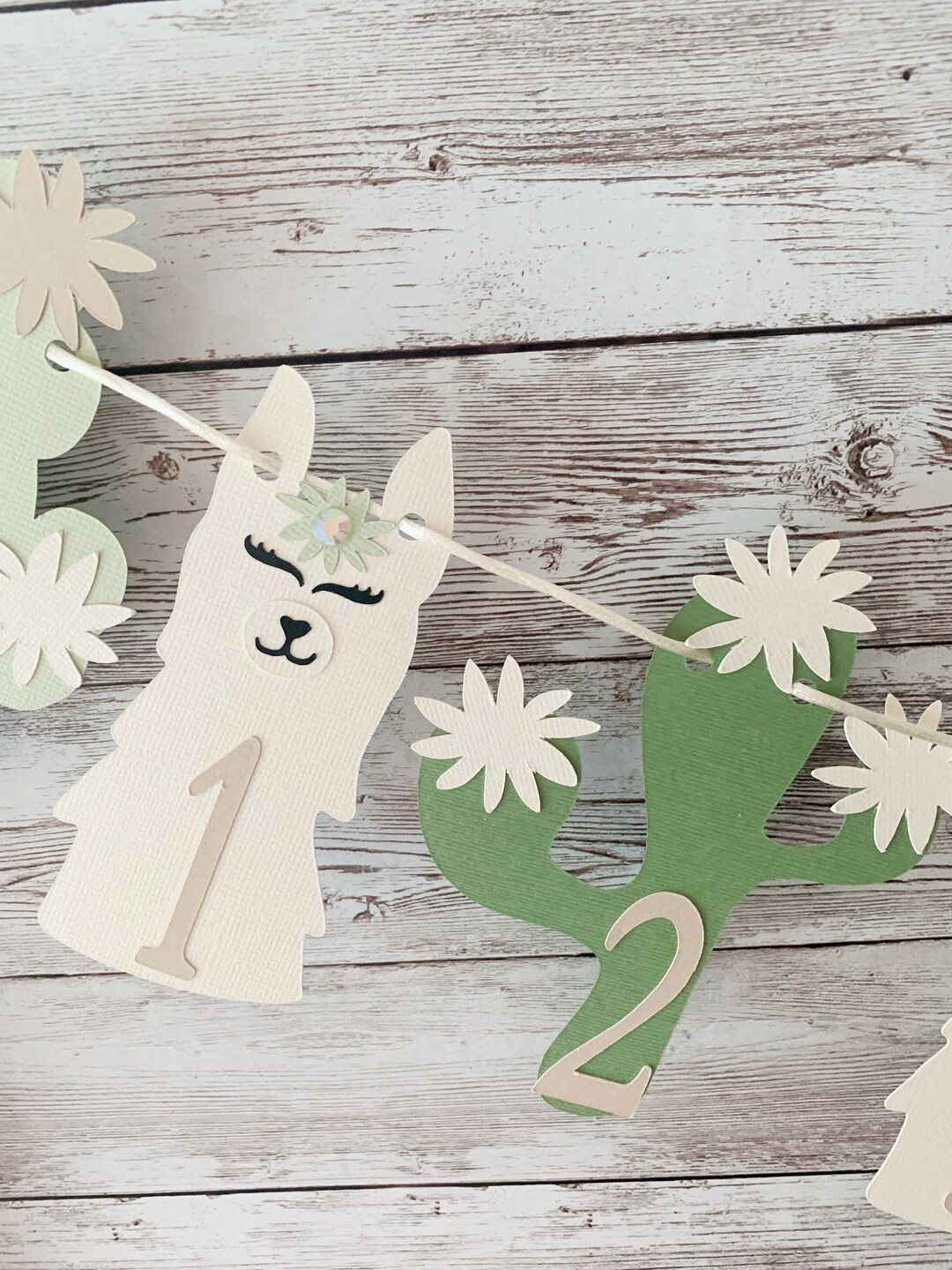 Llama Party Decorations, Llama 1st Birthday Banner, Llama Monthly ...
