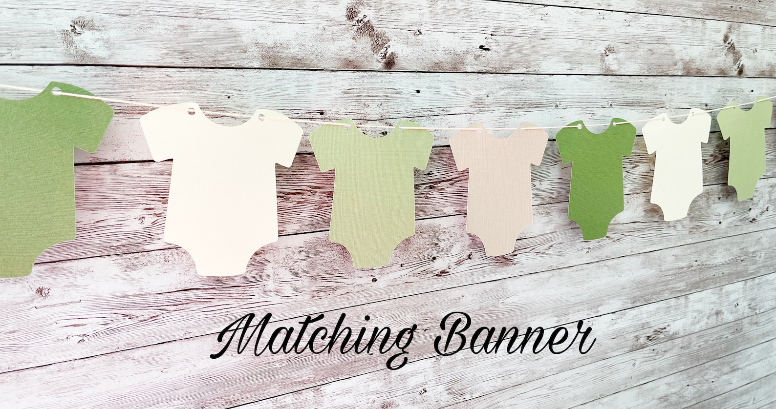Gender Neutral Baby Shower Decor, Sage Green Baby Shower Banner, Boho ...