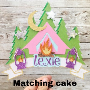 Camping Birthday, Camping Party Decorations, Camping Banner, Glamping ...