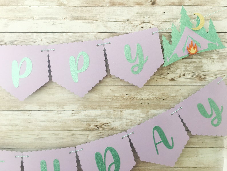 Camping Birthday Camping Party Decor Glamping Birthday - Etsy