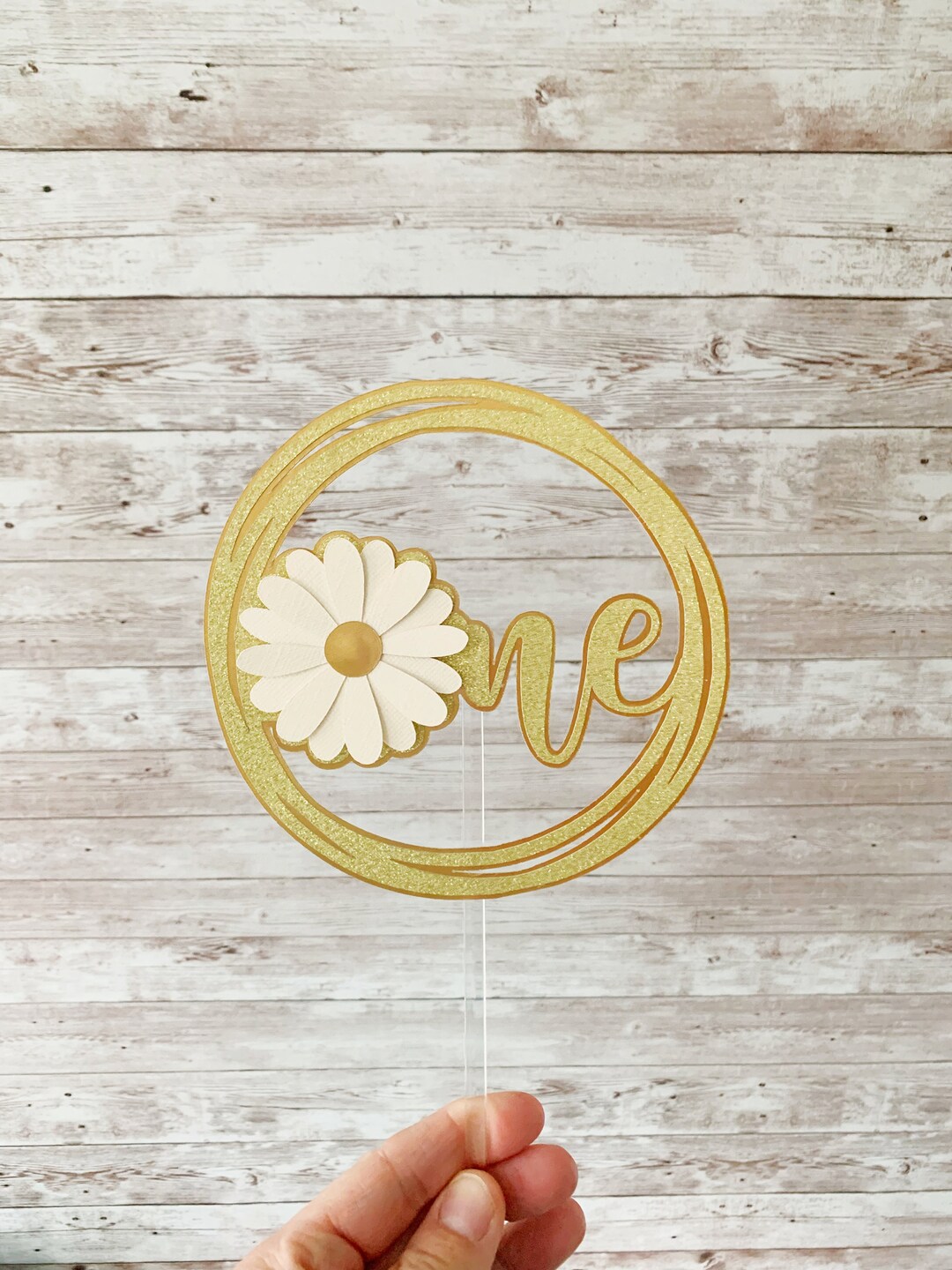 Daisy Cake Topper, Daisy Party Decor, Daisy 1st Birthday Party ...