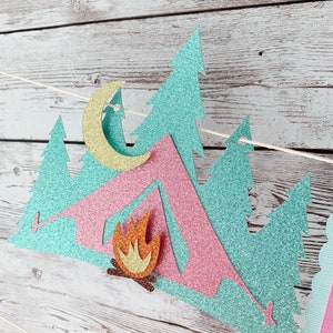 Camping Birthday, Camping Party Decorations, Camping Banner, Glamping ...