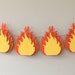 Fire Happy Birthday Banner, Fire Flames Banner, Perfect for Fireman ...