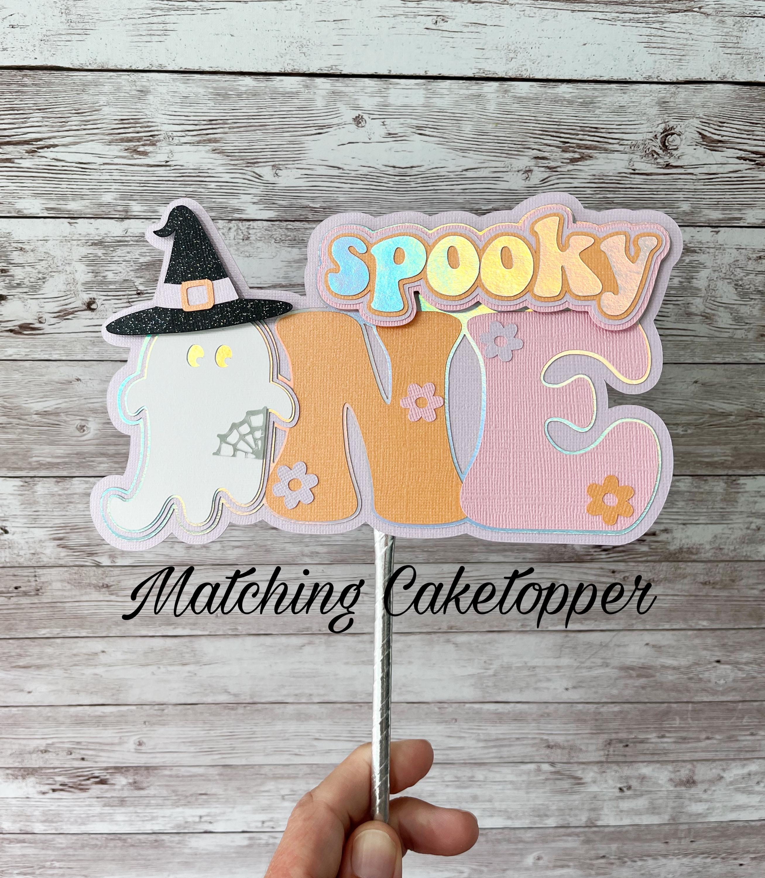 Spooky One Cupcake Toppers, Halloween 1st Birthday Decor, the Spooky ...