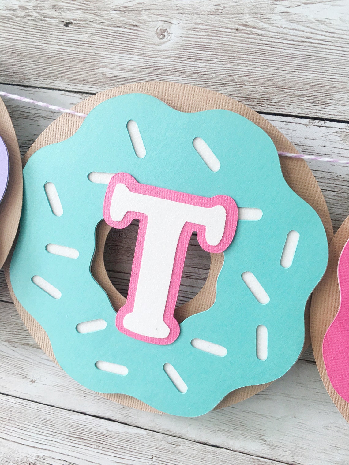 Donut Banner Donut Party Decor Donut Grow up Banner - Etsy