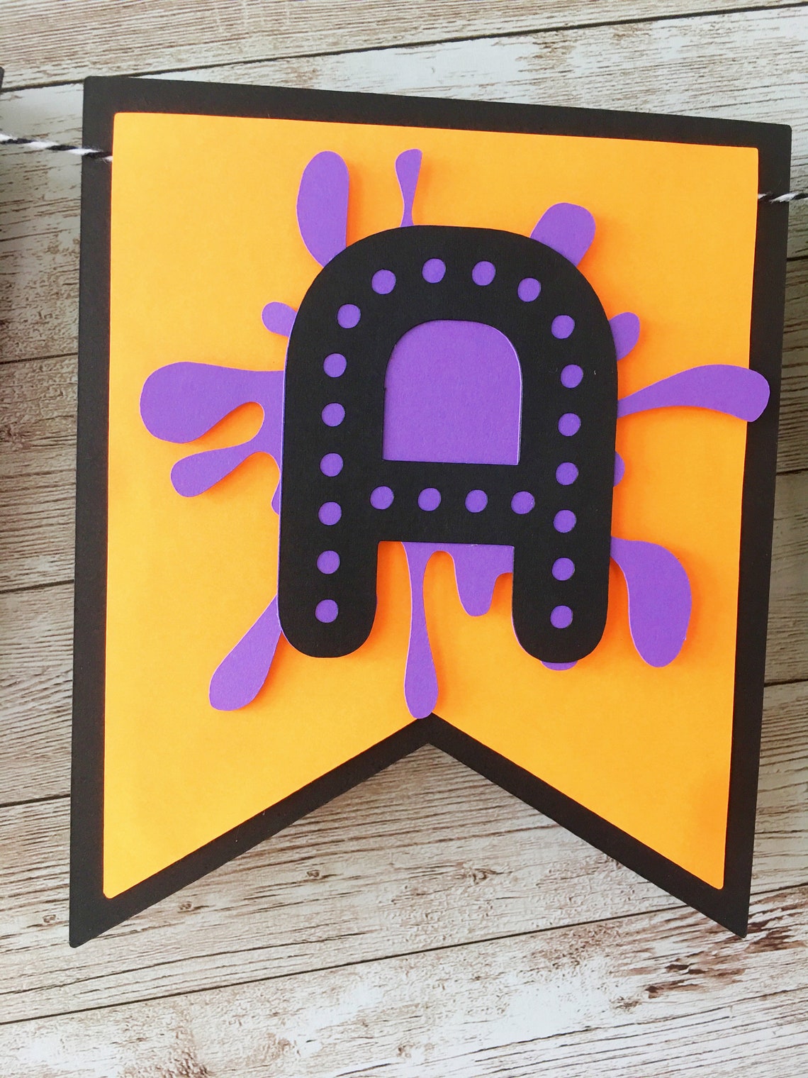 Neon Glow Party Banner Slime Party Decorations Paint Party - Etsy