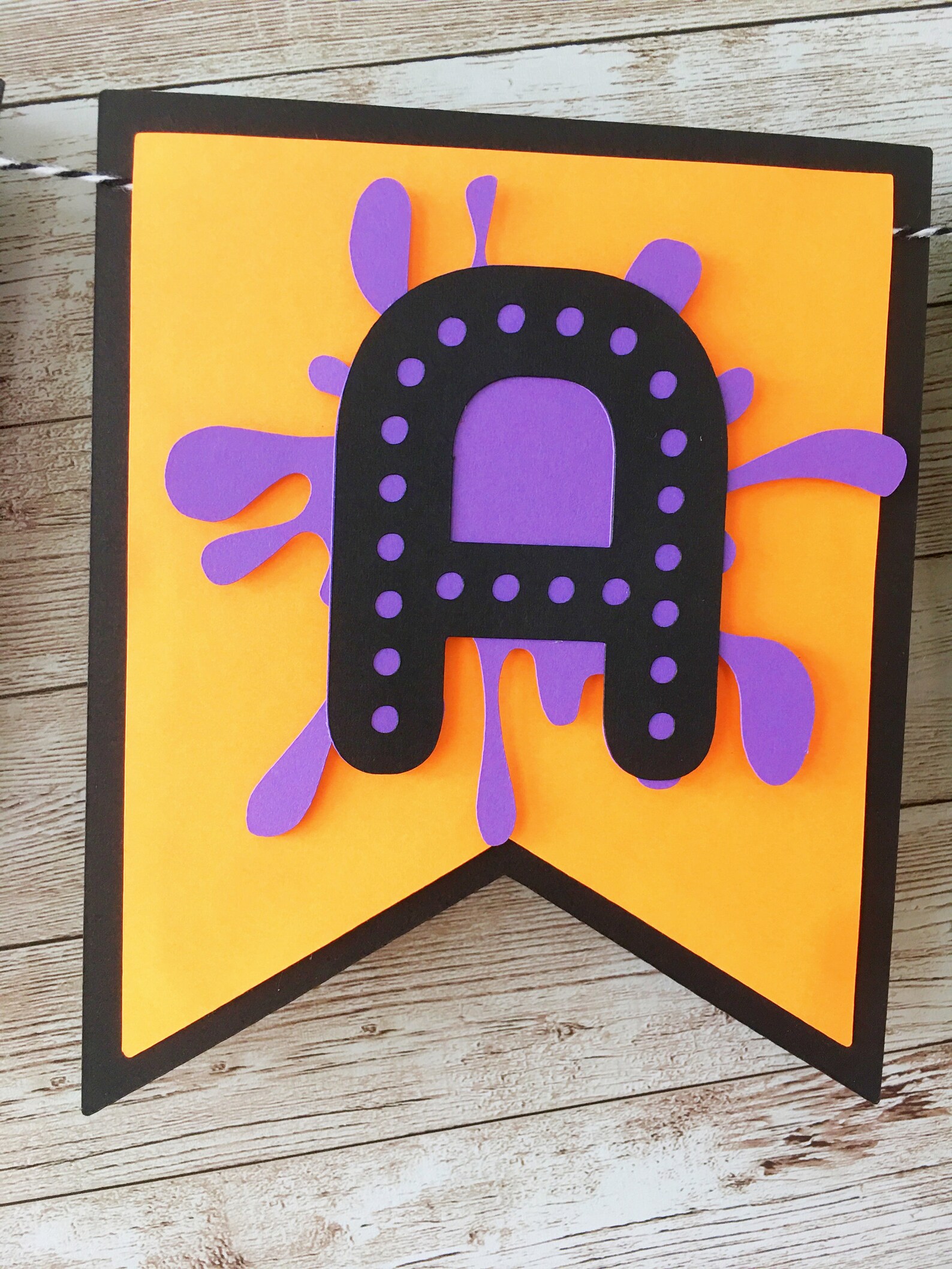 Neon Glow Party Banner Slime Party Decorations Paint Party - Etsy