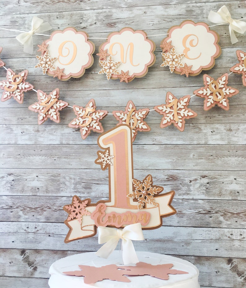 Winter Wonderland Party Package,snowflake 1st Birthday Decorations ...