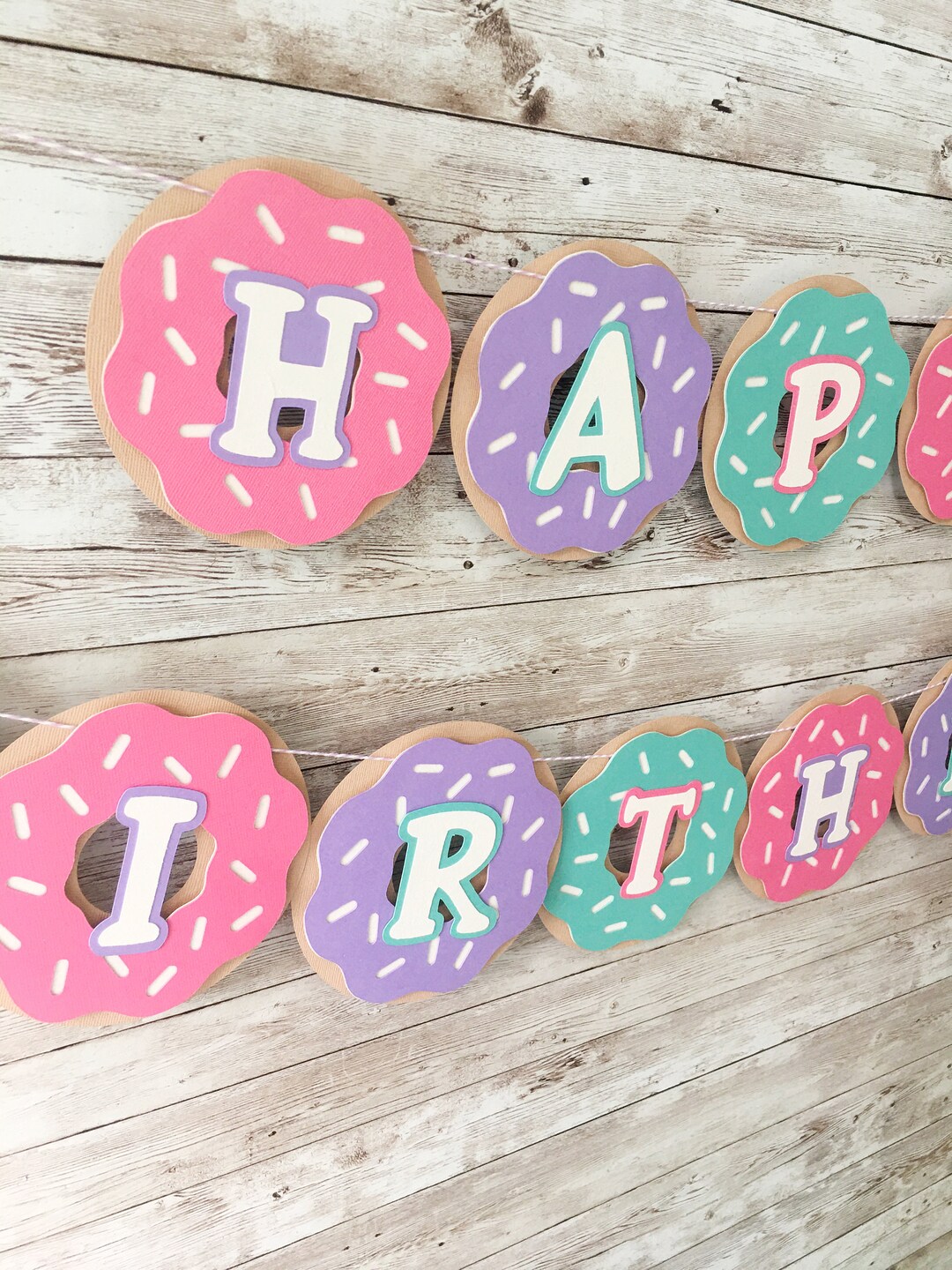 Donut Banner, Donut Party Decor, Donut Grow up Banner - Etsy