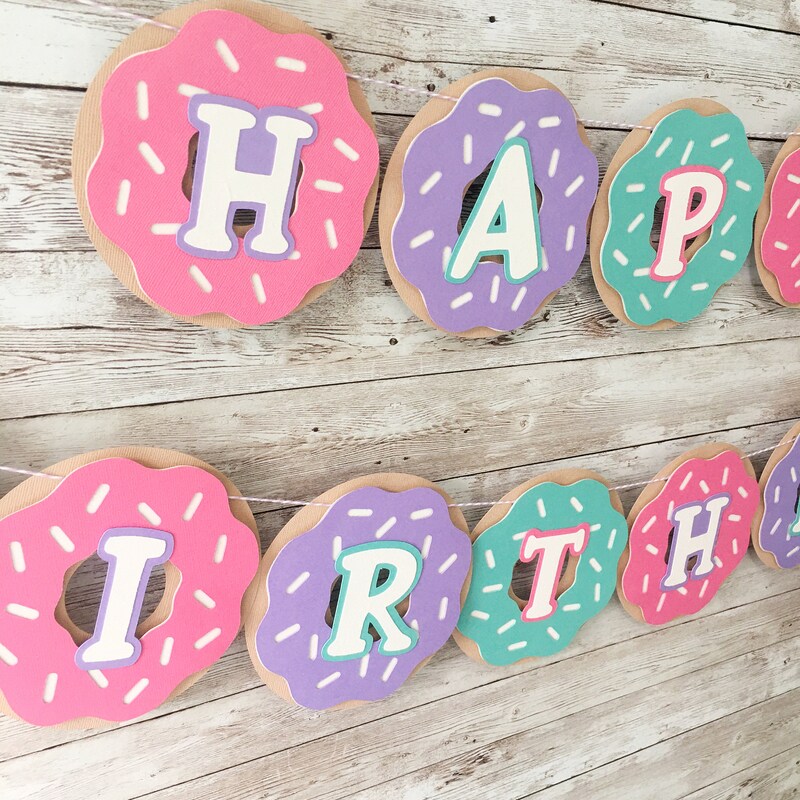 Donut Banner - Etsy