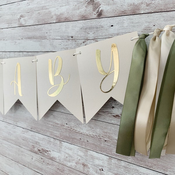 Sage Green Baby Shower - Etsy