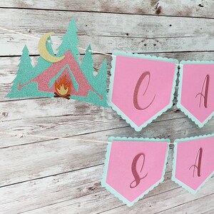 Camping Birthday, Camping Party Decorations, Camping Banner, Glamping ...