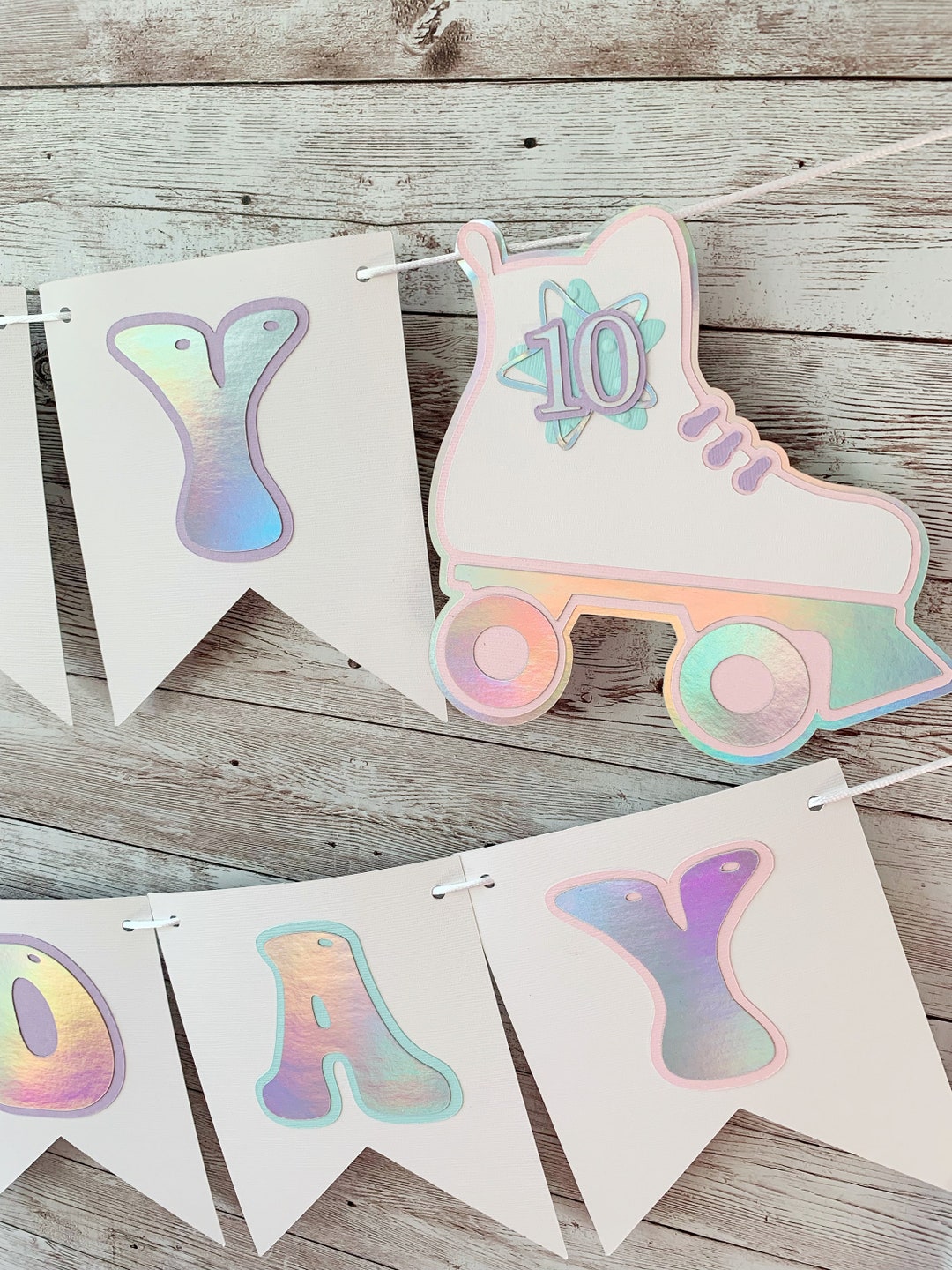 Roller Skate Party Banner, Roller Skating Party Decorations, 80's Theme ...