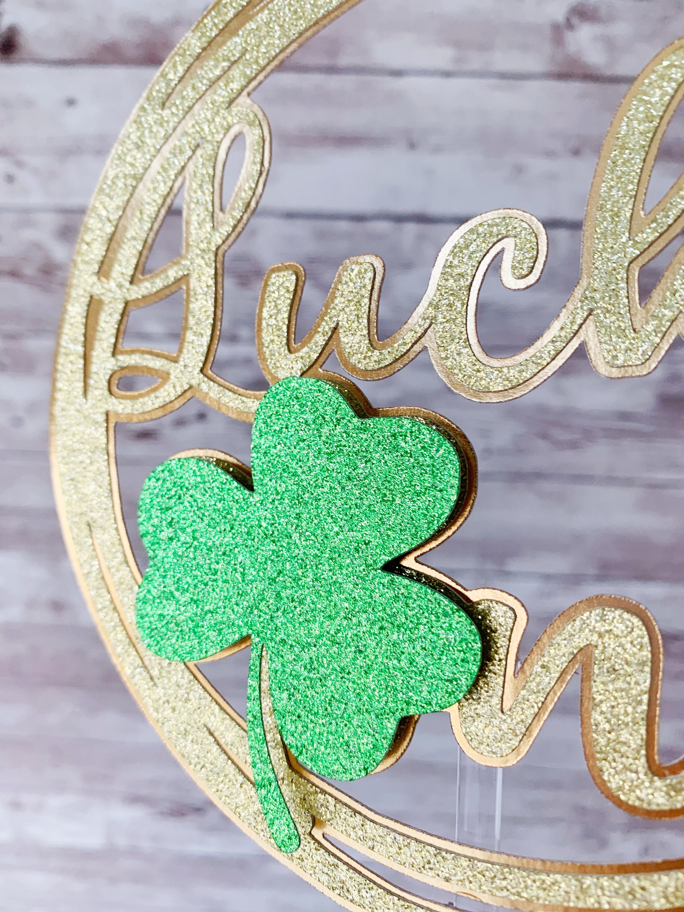 Shamrock One Cake Topper, Lucky One Cake Topper, Shamrock Cake Topper ...